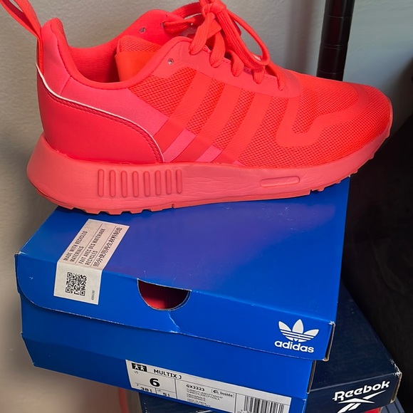adidas | Shoes | Adidas Multix Big Kid Turbo Gx2223 Neon Pinkorange ...